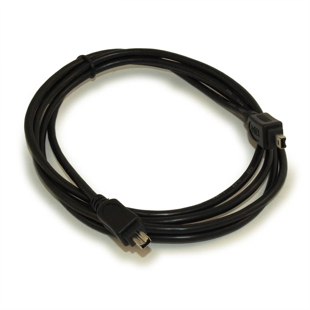 6ft, 4 Pin to 4 Pin Firewire 400 / 1394 / iLink Cable - Walmart.com