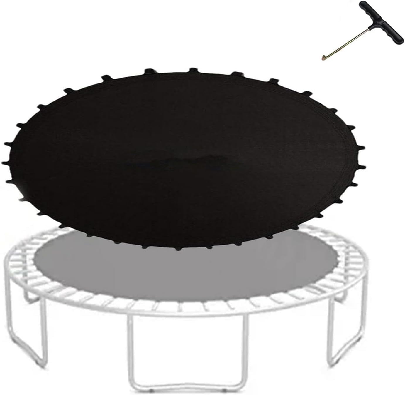 6ft 8ft Trampoline Jumping Mat Replacement, Round Trampoline Safety Pad ...