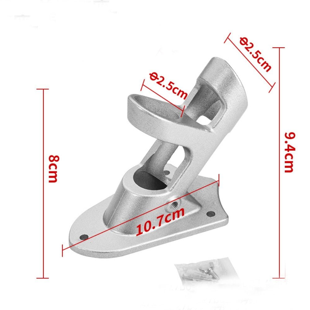 6ft Adjustable Wall Mounting Wall Bracket Base Flag Pole Holder ...