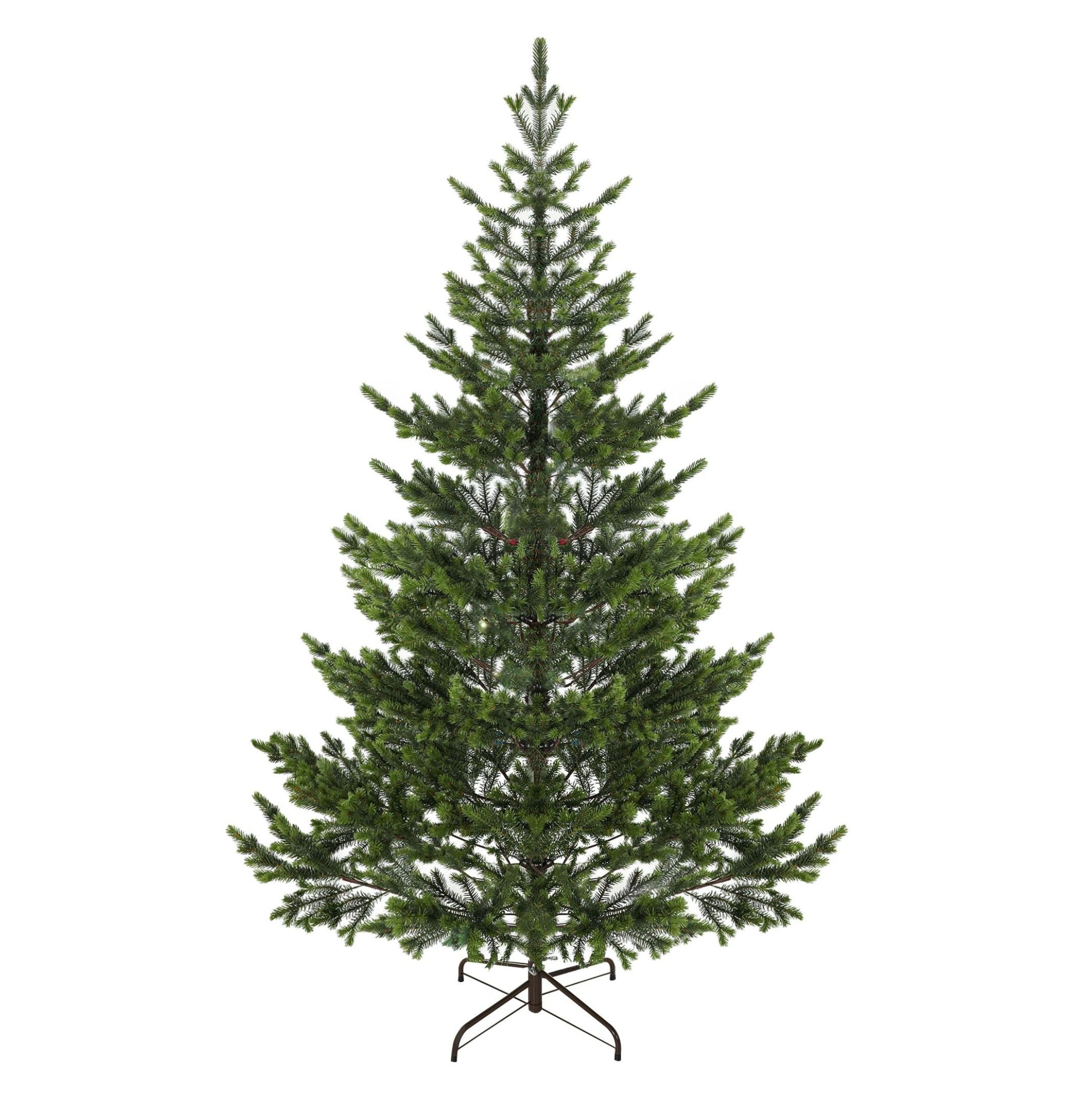 6ft Artificial Christmas Tree, Sparse Needles, 1933 Tips, Steel Stand ...