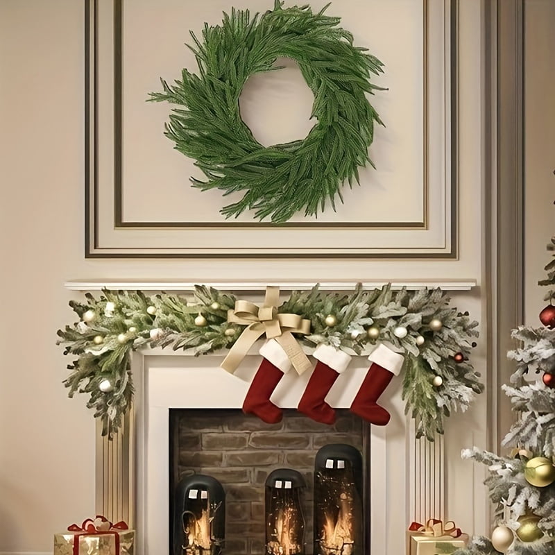 6ft Artificial Norfolk Pine Garland - Lifelike Green Vine | Christmas ...