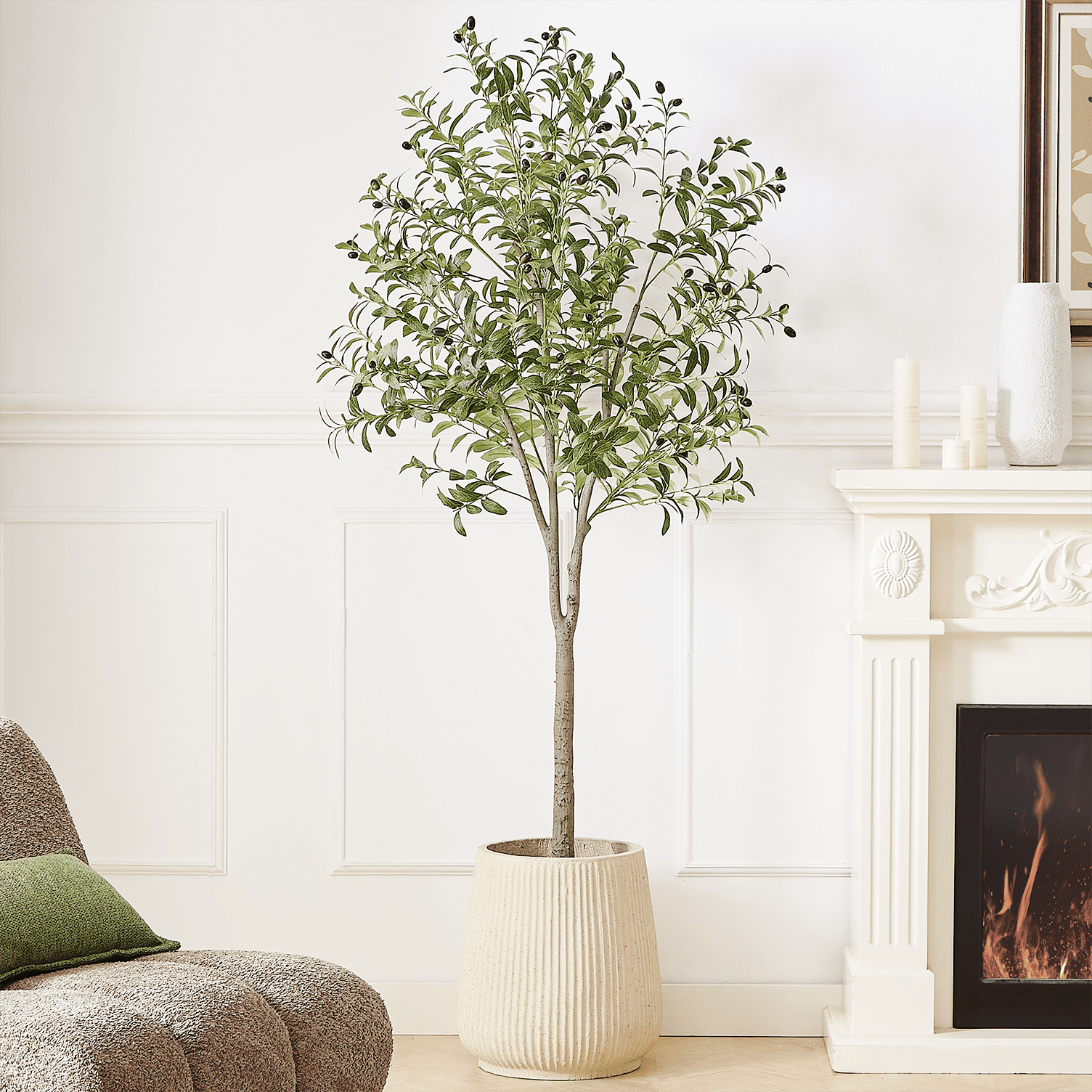 Faux indoor tree store
