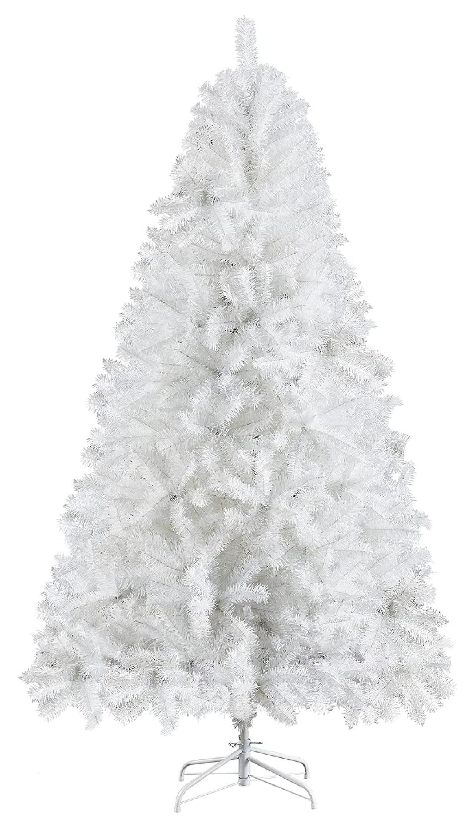 6ft Artificial Pink Christmas Tree, Unlit Spruce Xmas Tree with ...