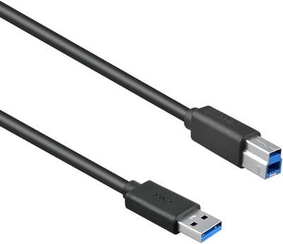 6ft Black USB 3.0 Type A to B Male Data Cable Cord Compatible with ...