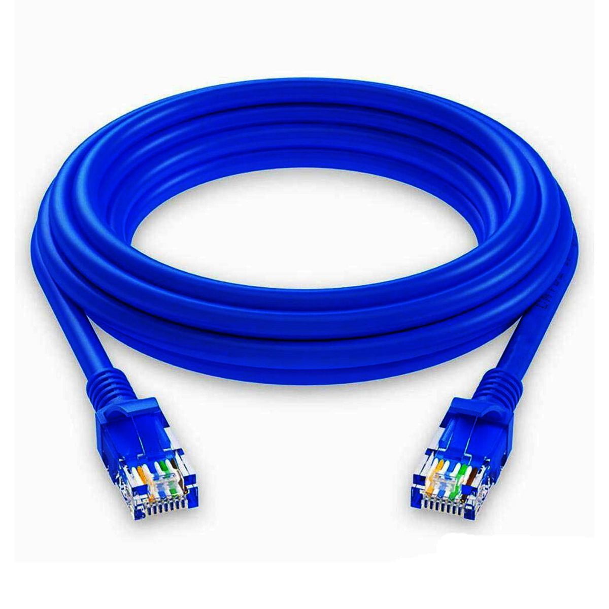 6ft Cat6 Ethernet Cable – 10Gbps High-Speed, 550MHz Shielded RJ45 Patch ...
