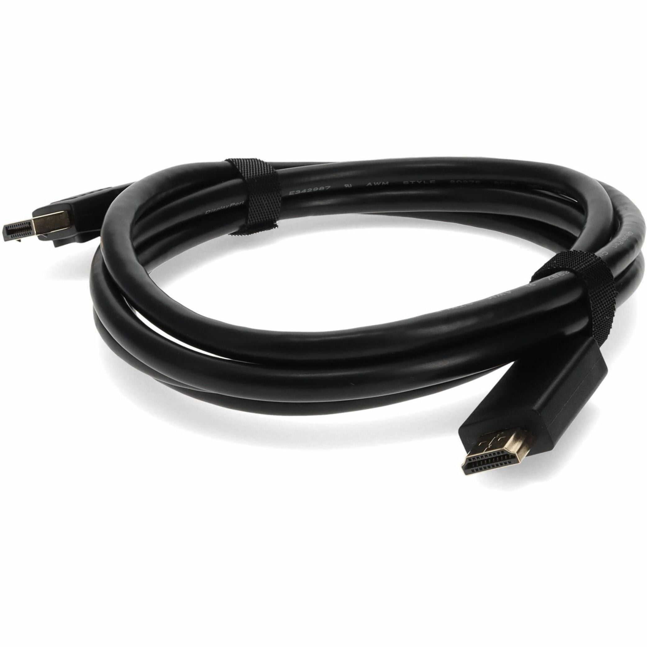 6ft DisplayPort Male to HDMI Male Black Cable Which Requires DP++ For ...