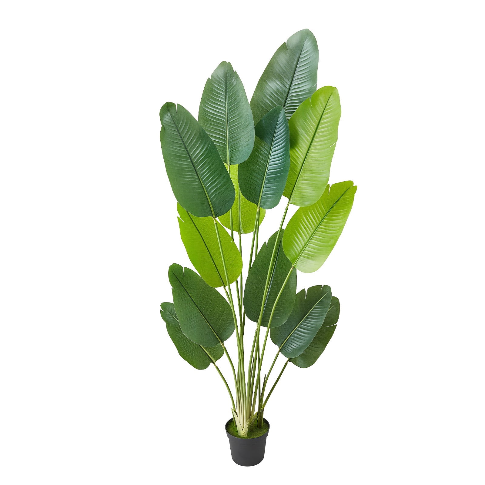 6ft Faux Bird of Paradise Tree with Pot for Indoor and Outdoor ...