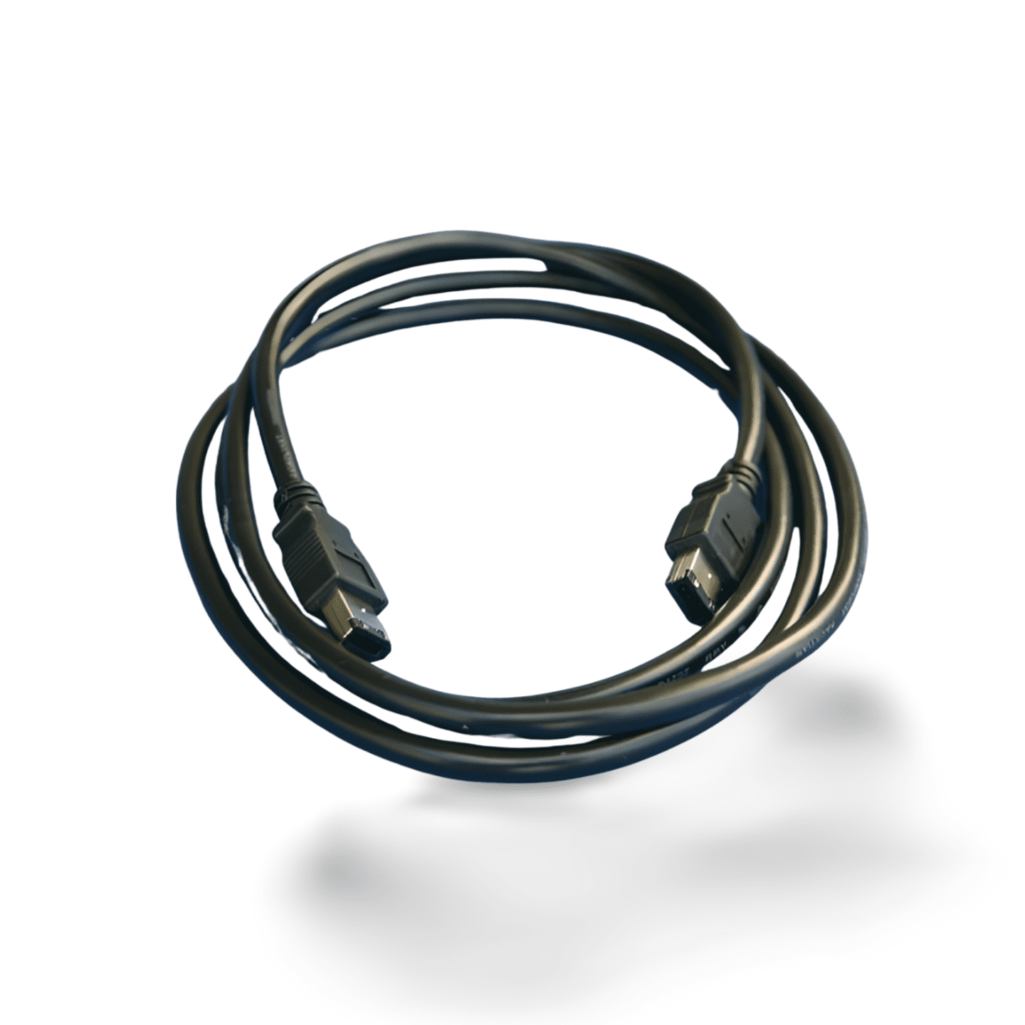 6ft Firewire Cable 6 Pin to 6 Pin - Black - Walmart.com