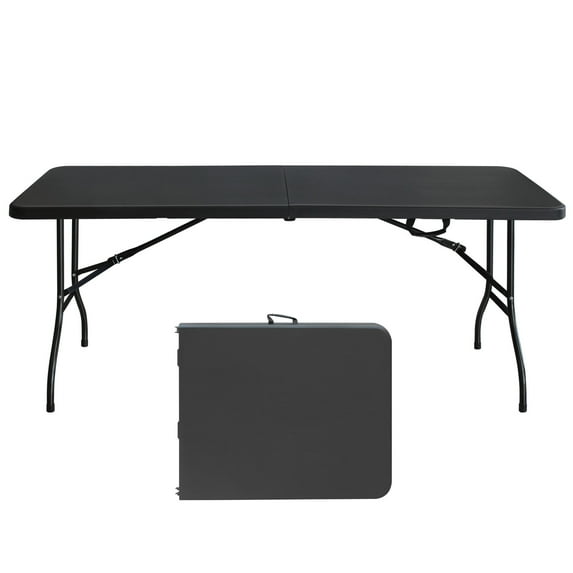 6ft Foldable Table - Waterproof Tabletop - Used in Camping - Triangular ...