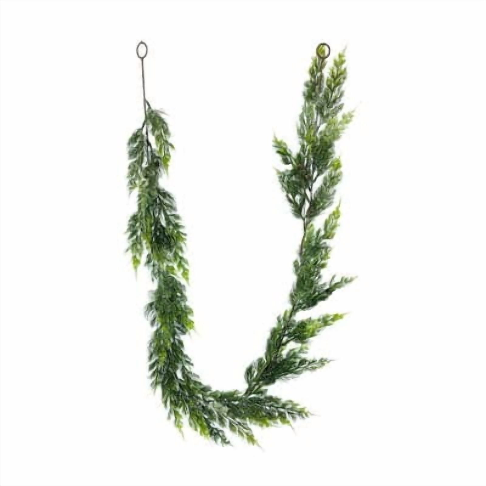 6ft. Green & Brown Shimmery Juniper Garland by Ashland® - Holiday and ...