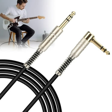 Right Angle to Straight 1/4 Instrument Cable 20 ft long - GRAY ...