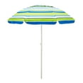 6ft Heavy Duty Beach Umbrella With Sand Anchor And Tilt Uv 50