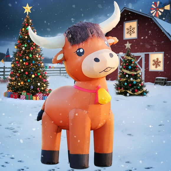 Highland Cow Inflatable