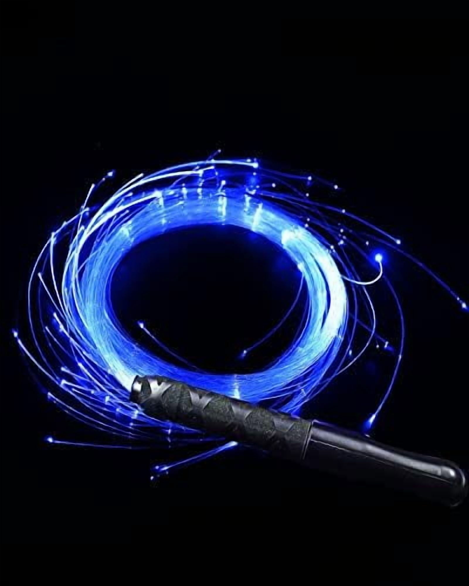 6ft LED Fiber Optic Whip Dance, USB Rechargeable, 7 Colors, 4 Modes ...