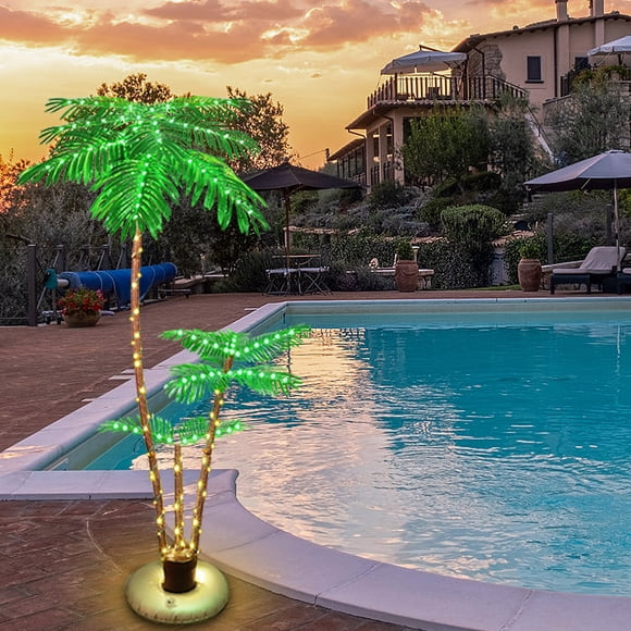Christmas Palm Tree With Lights