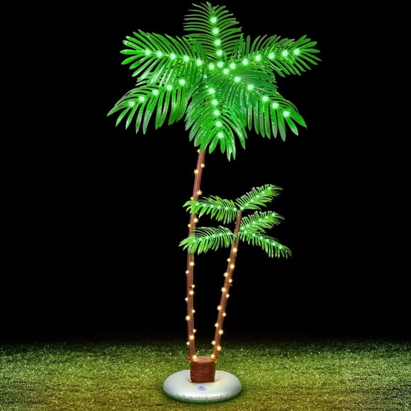 Christmas Palm Tree With Lights