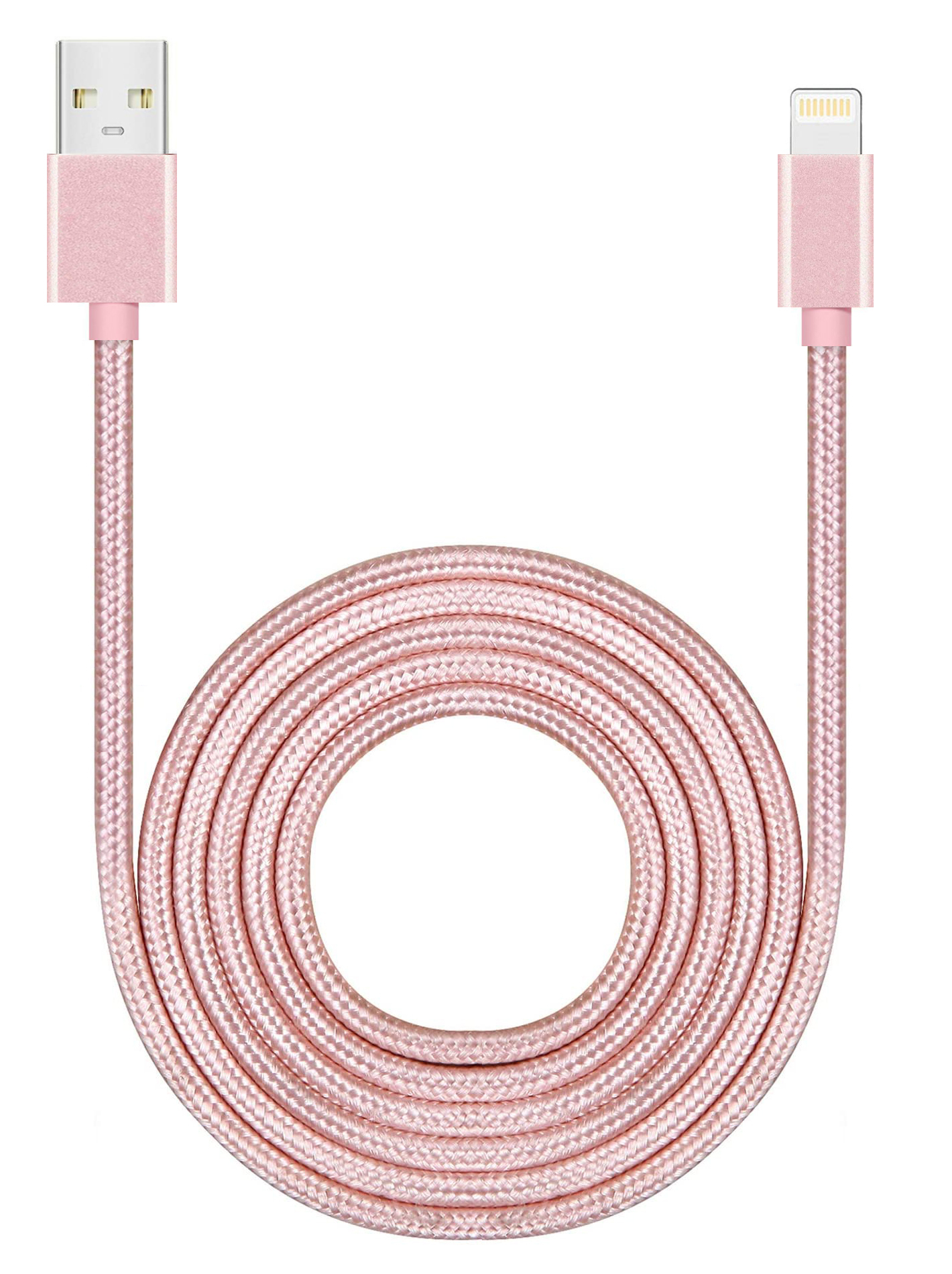 6ft Long MFI Certified Phone Charger Cable - Heavy-Duty Durable Braided ...