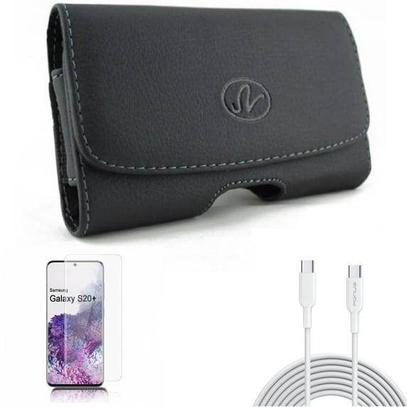 6ft Long Type-C Cable w Screen Protector w Case Belt Clip for Samsung ...