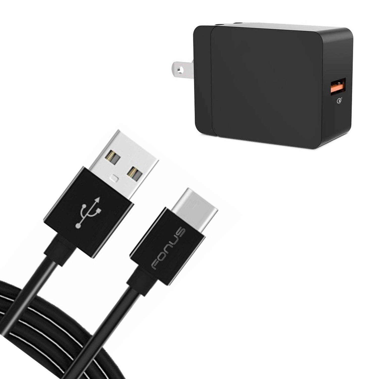 6ft Long USB-C Cable 18W Fast Home Charger for Cricket Vision Plus ...