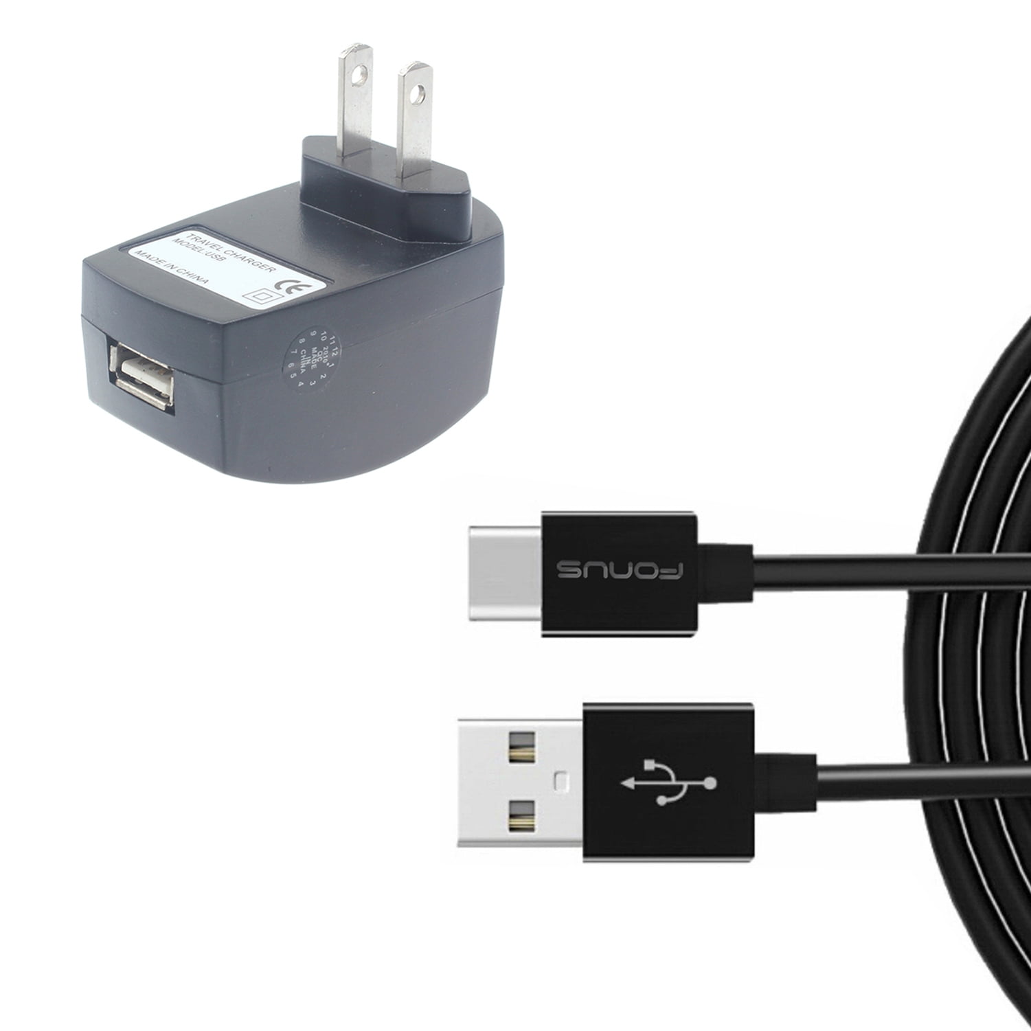 6ft Long USB-C Cable Home Charger for Google Pixel 8/Pro - Wall Power ...