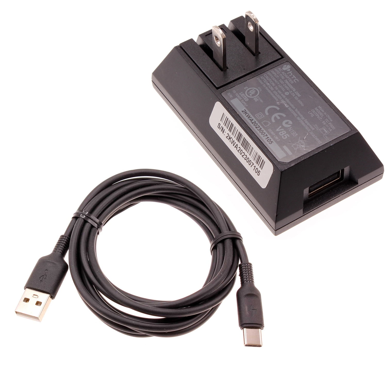 6ft Long USB-C Cable Home Charger for HMD Vibe/Skyline - Wall Power ...