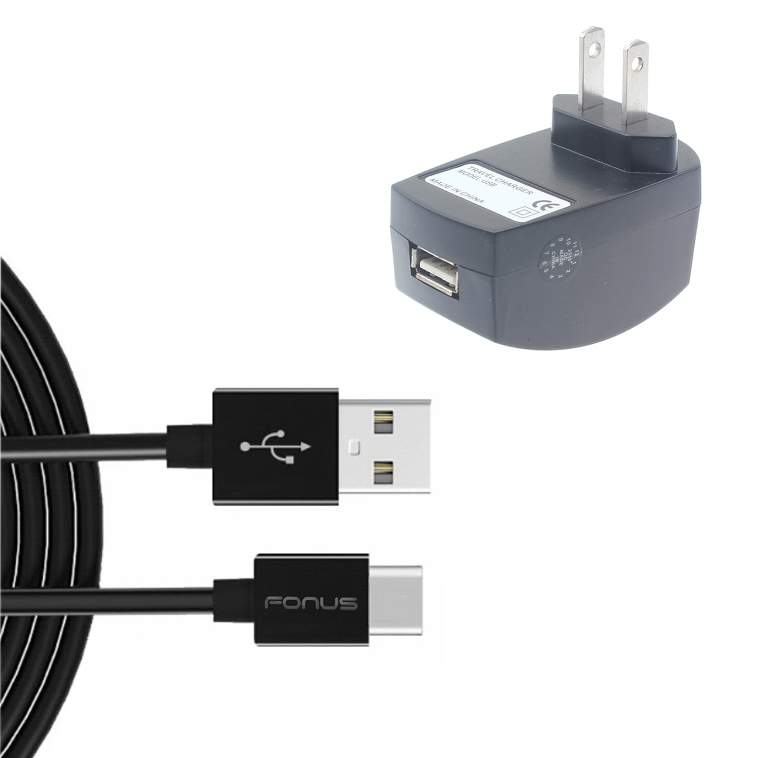 6ft Long USB-C Cable Home Charger for LG Premier Pro Plus (L455DL ...