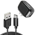 6ft Long USB-C Cable Home Wall Charger for Cricket Debut Smart/S3/S2 ...