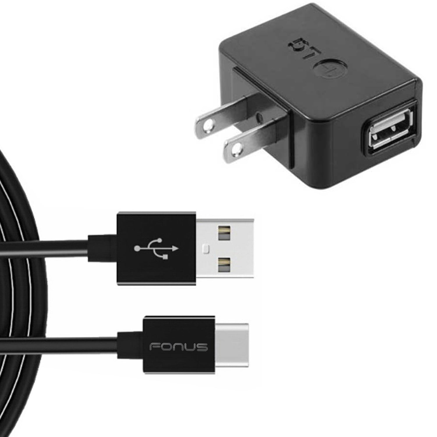 6ft Long USB-C Cable Home Wall Charger for Cricket Vision Plus/Innovate ...