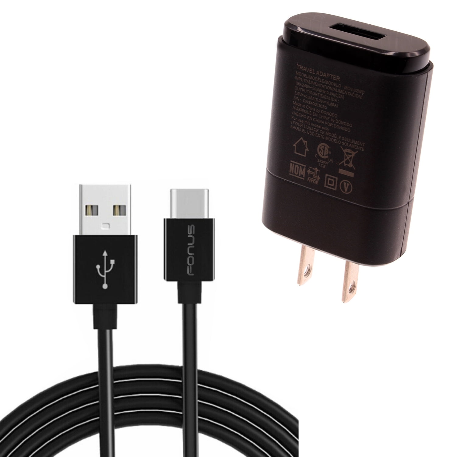 6ft Long USB-C Cable Home Wall Charger for Samsung Galaxy A16 5G ...