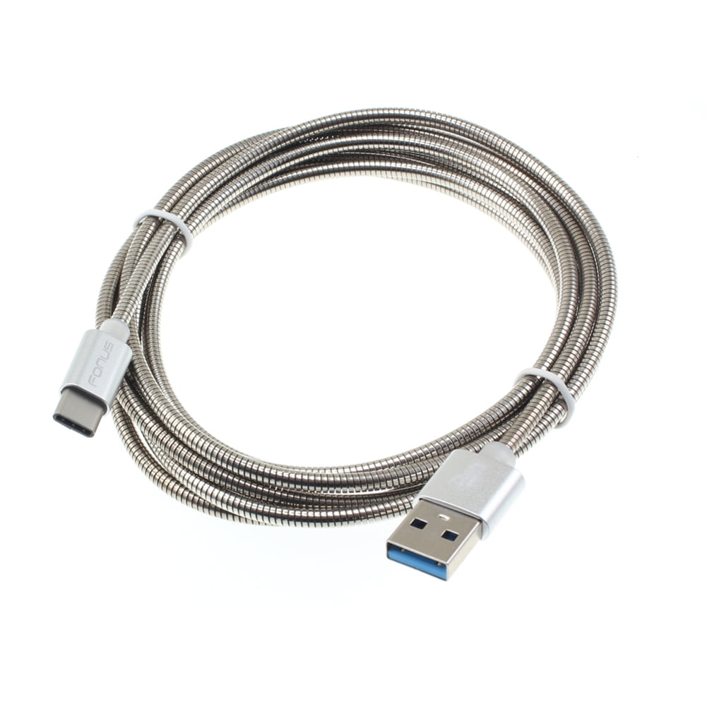 6ft Metal USB Cable for TCL 50 Pro NxtPaper/50 NxtPaper - Type-C ...