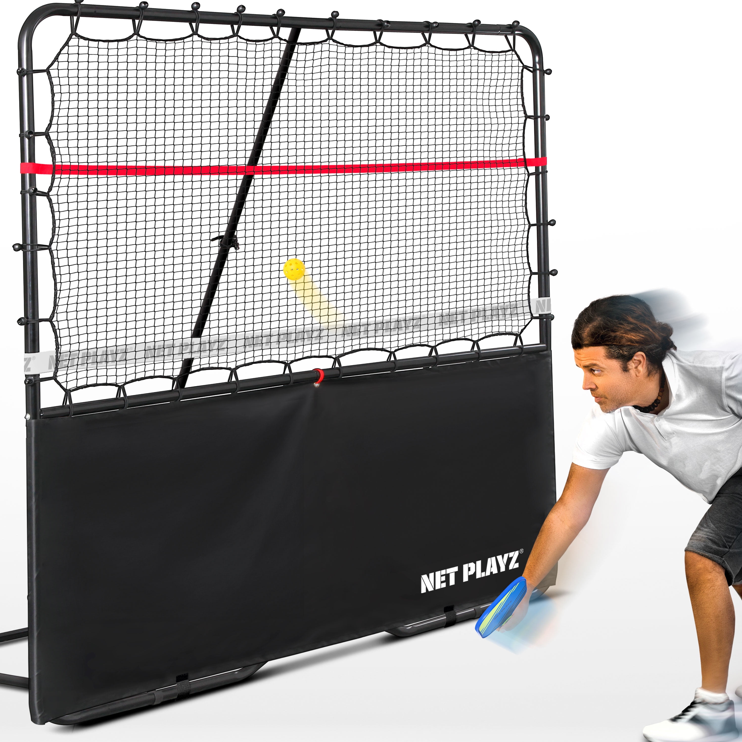 Customer reviews for 6ft Pickleball Rebounder Training Aid, Adjustable ...