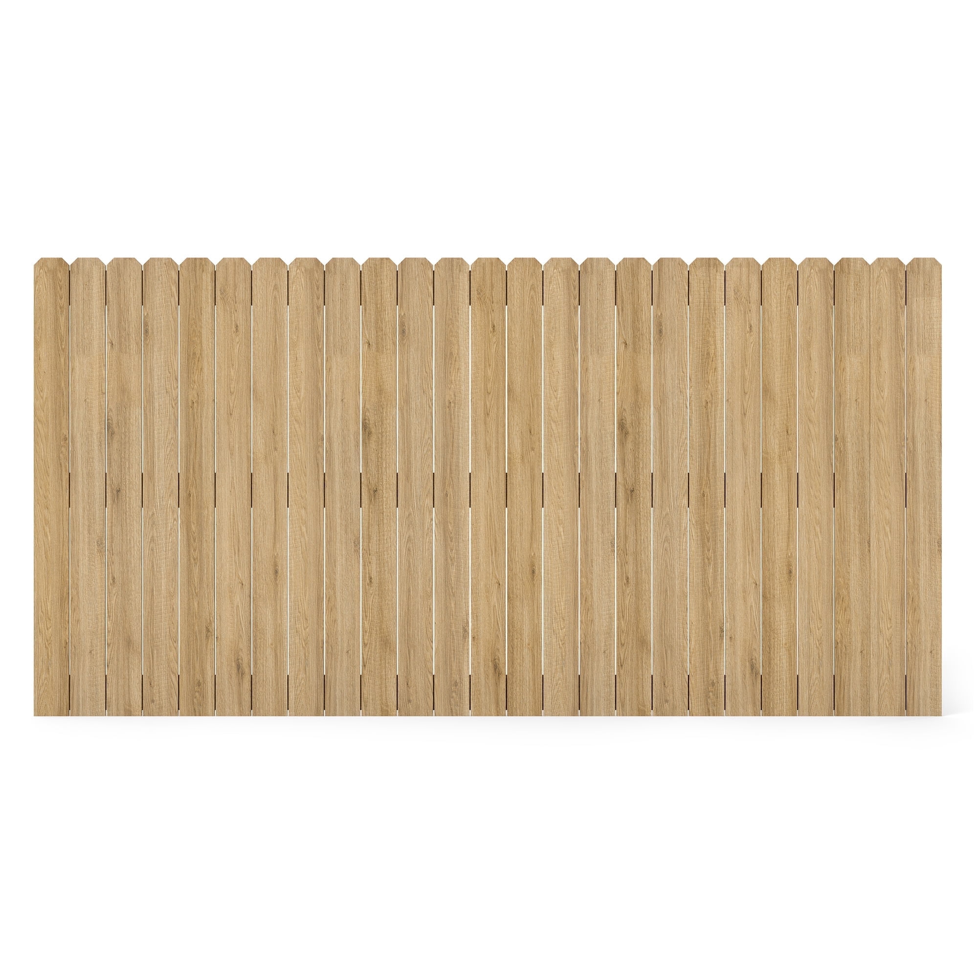 Jaxpety 6ft Wood Fence Pickets, 25-Pack, Pressure-Treated Chinese Fir ...
