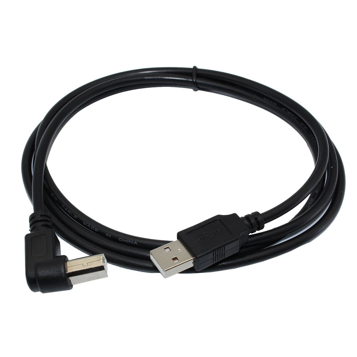 6ft Right Angle USB Cable for: Canon imageCLASS D1350 Monochrome ...