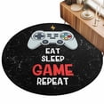 6ft Round Rug Cartoon Games Area Rugs for Living Room Bedroom Washable ...