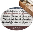 6ft Round Rug Independence Day Area Rugs for Living Room Bedroom ...