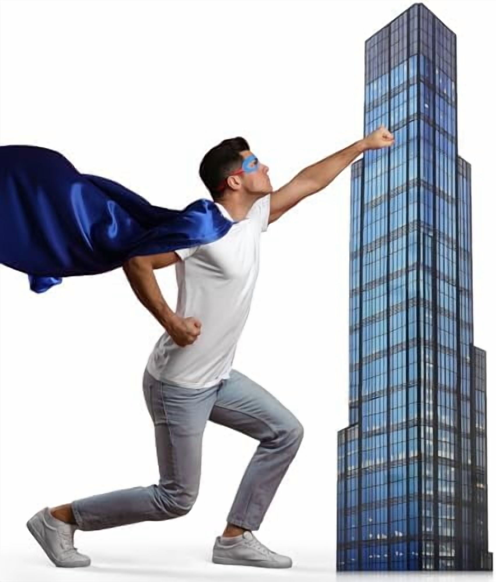 6ft Skyscraper Cardboard Cutout Stands-up Life Size Hero Theme Party ...