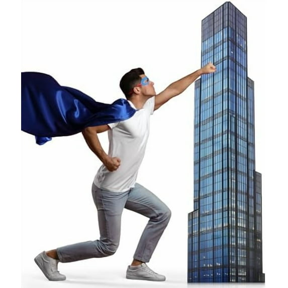 6ft Skyscraper Cardboard Cutout Stands-up Life Size Hero Theme Party ...