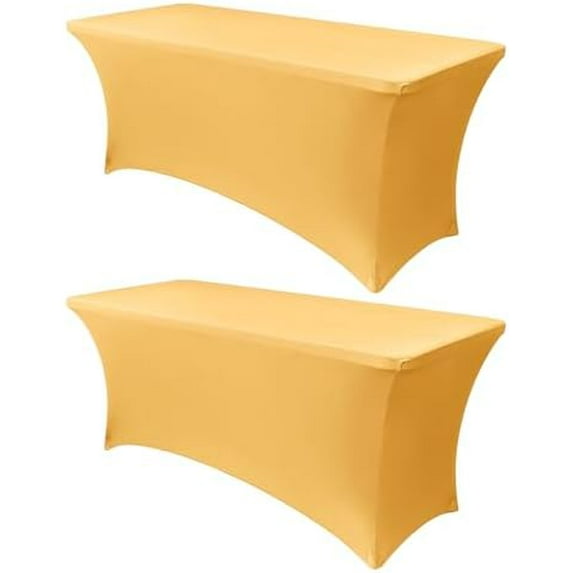 6ft Stretch Spandex Table Cover for Standard Folding Tables - Universal ...