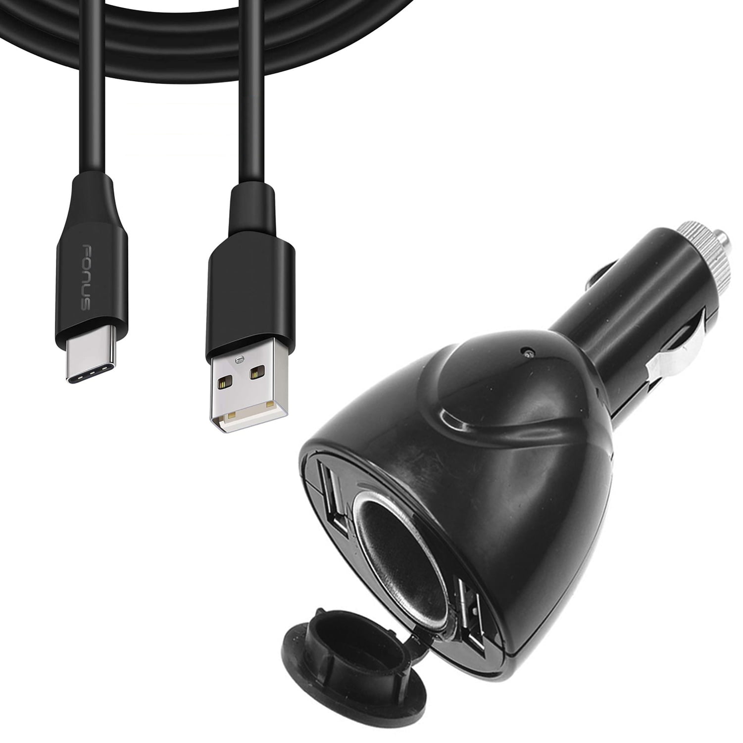 6ft Type-C Cable 2-Port USB Charger for Nokia G100/G300/G310 5G - Power ...