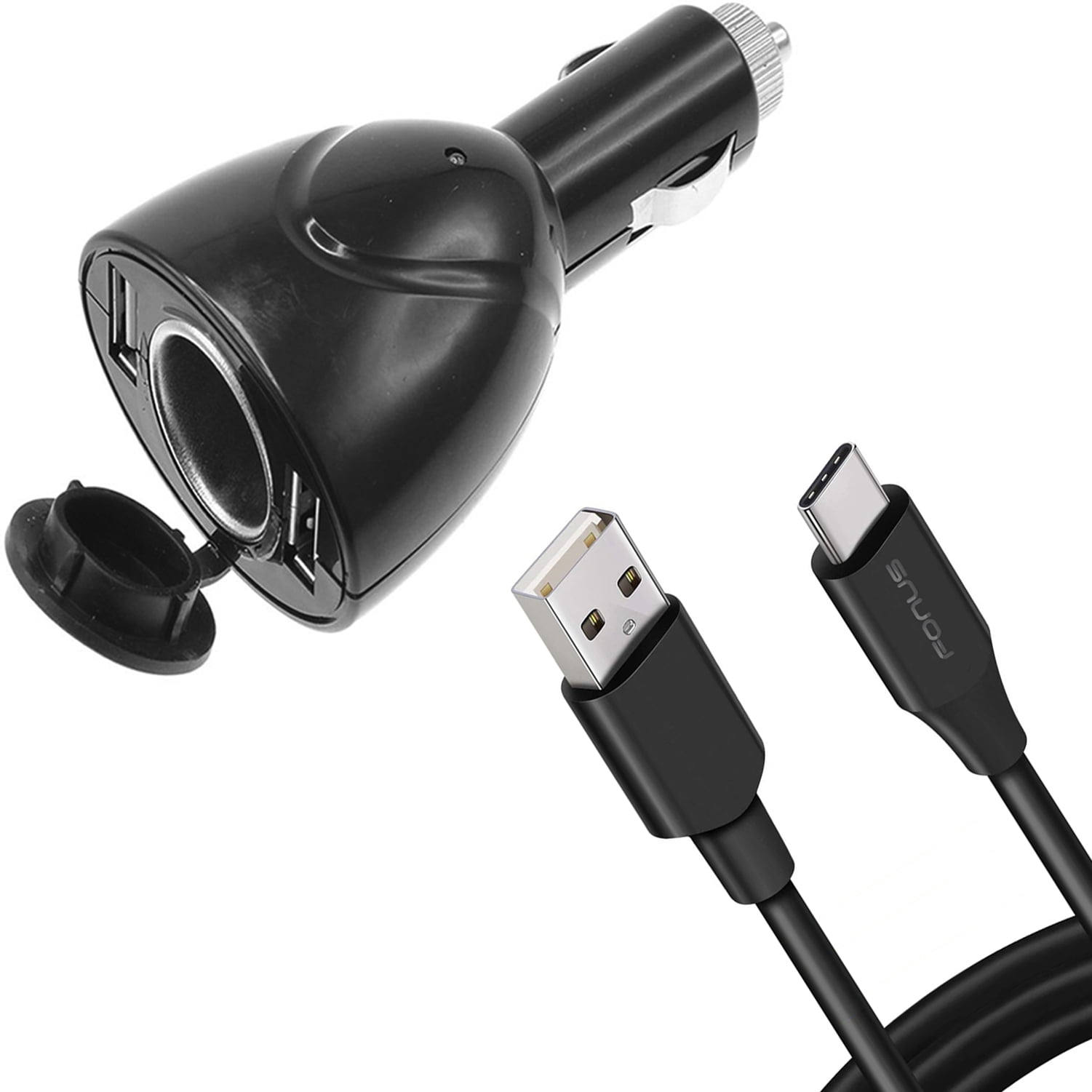 6ft Type-C Cable 2-Port USB Charger for Samsung Galaxy A54 5G/A34 5G ...
