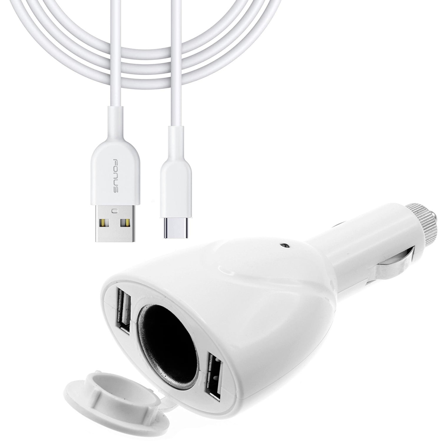 6ft Type-C Cable 2-Port USB Charger for Samsung Galaxy Tab S8/S9/FE ...