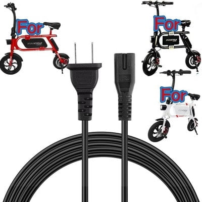 6ft UL AC Power Cord Cable Compatible with Swagtron SwagCycle Classic ...