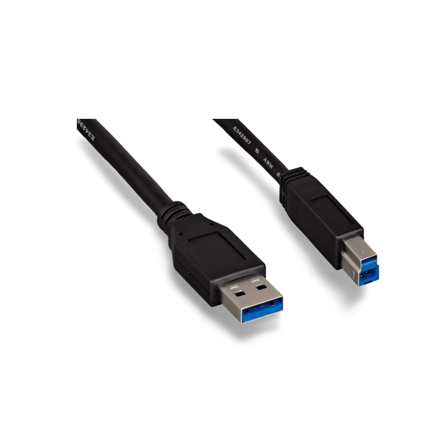 6ft USB 3.0 SuperSpeed Type A to Type B Cable - Black - Walmart.com