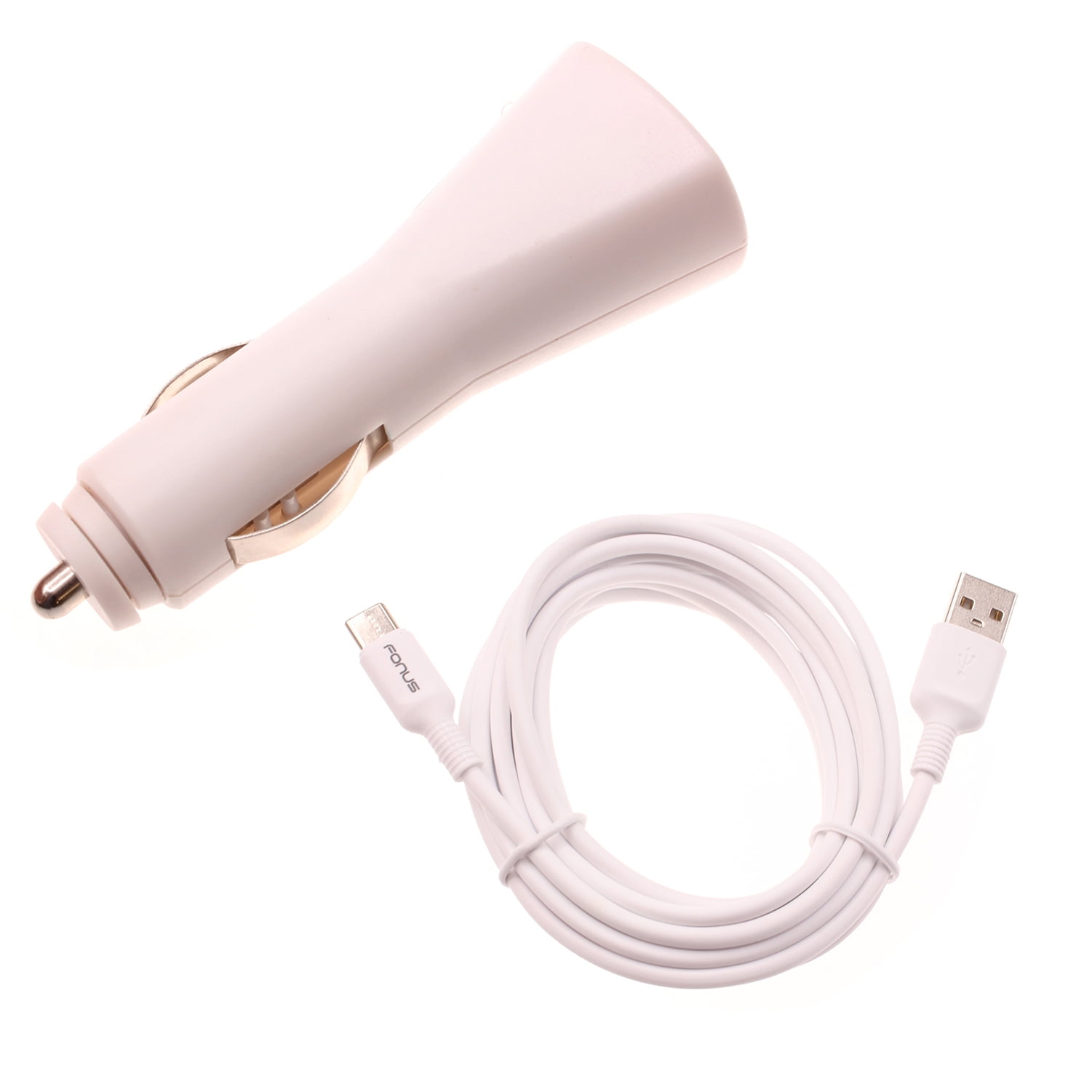 6ft USB-C Cable Car Charger for Cricket Debut S3, Icon 6 - Power ...