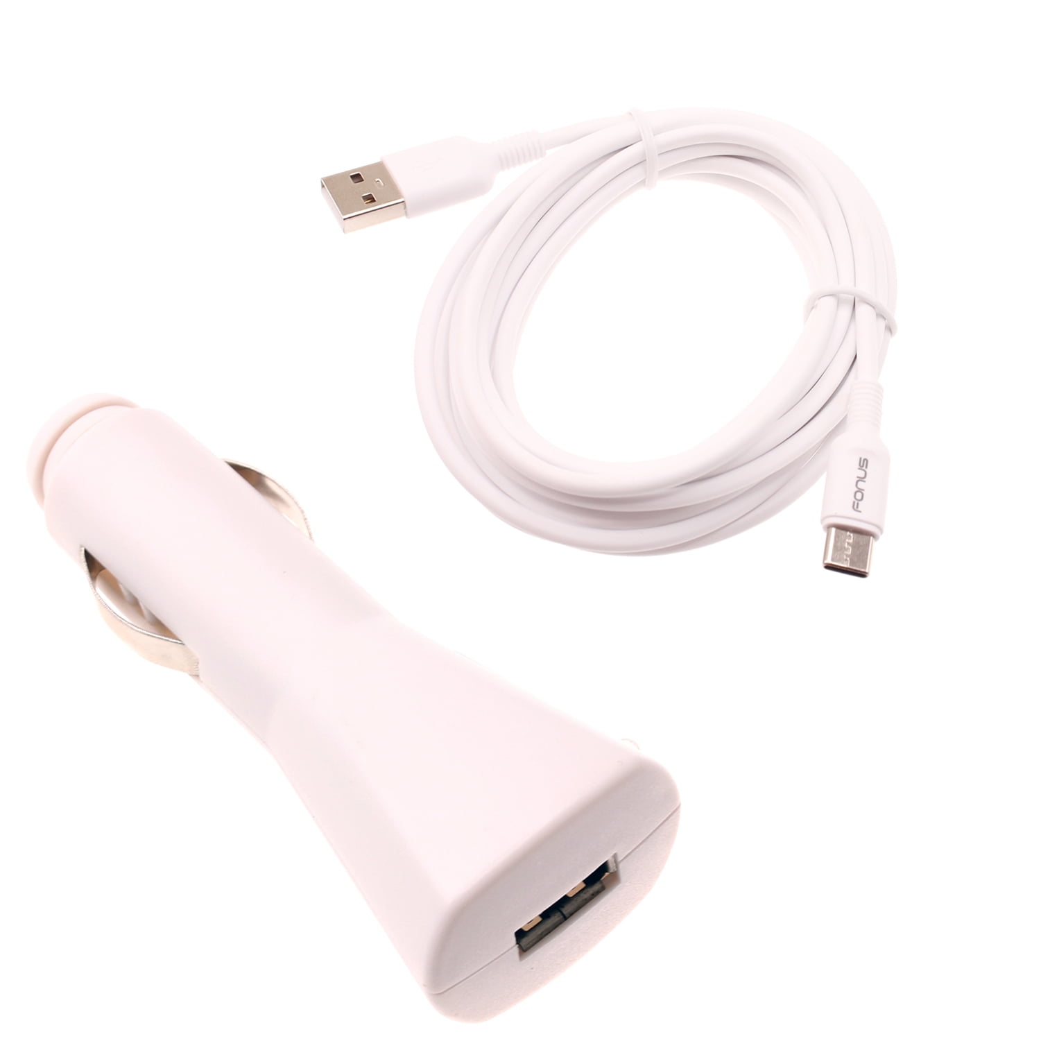 6ft USB-C Cable Car Charger for TCL 4X 5G, 40 X 5G/NxtPaper - Power ...