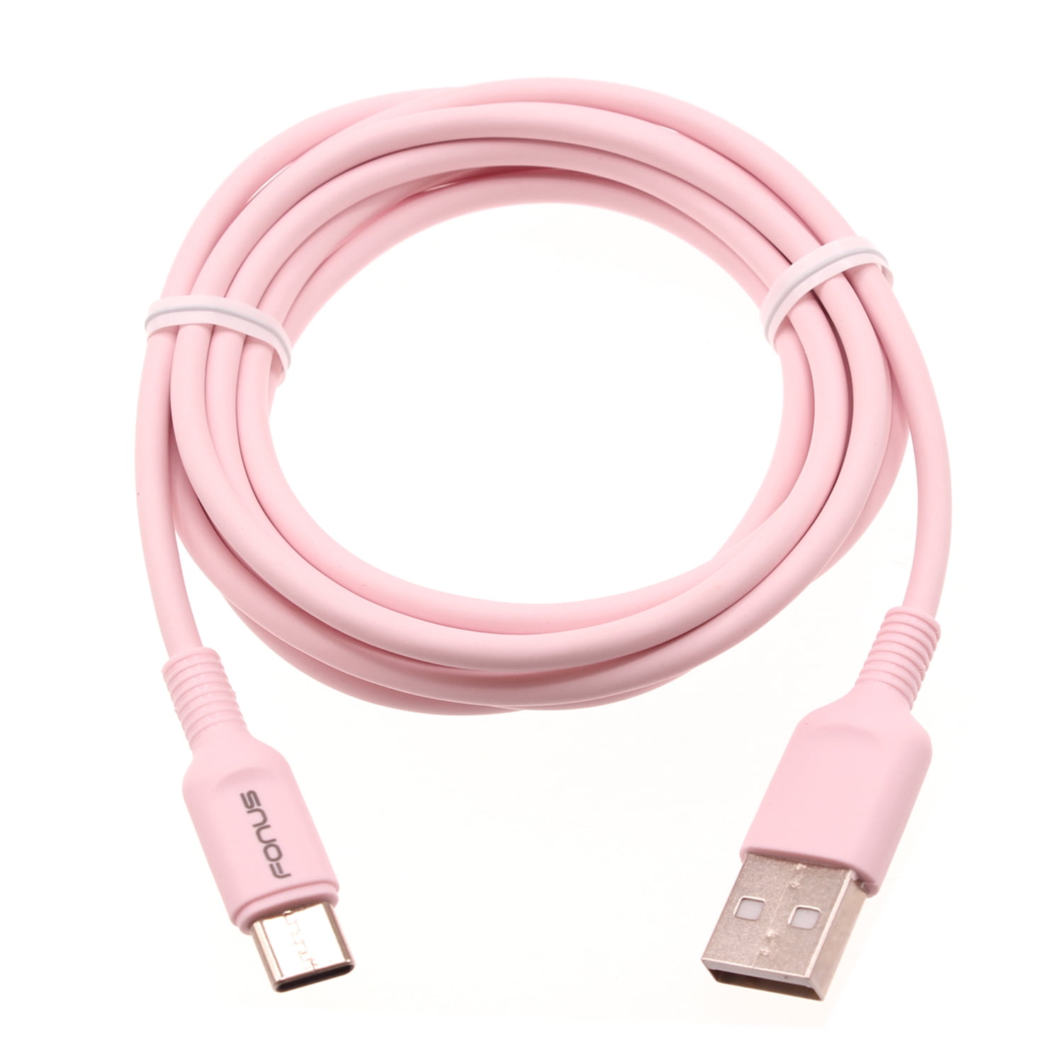 6ft USB-C Cable Pink for Samsung Galaxy S23/FE/Plus/Ultra/S24/FE/Plus ...