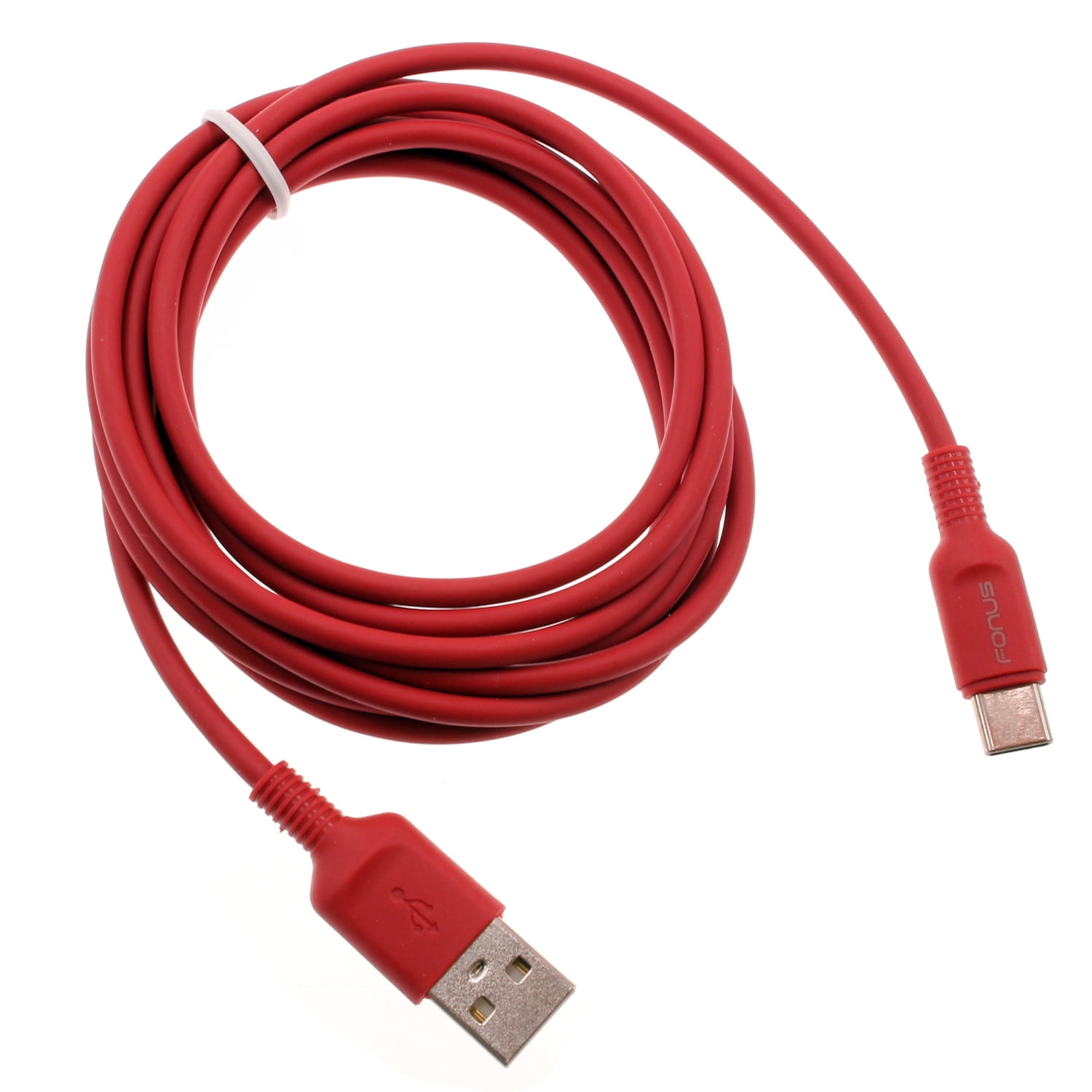 6ft USB-C Cable Red for T-Mobile REVVL 6 5G/6x 5G/Pro 5G - Charger Cord ...
