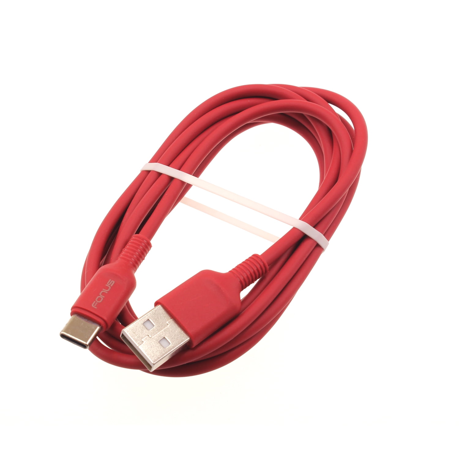 6ft USB-C Cable for Samsung Galaxy Z Fold3/Z Fold4/Fold5/Fold6 - Red ...