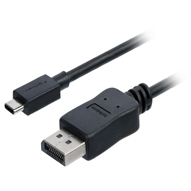 StarTech.com CDP2DPMM6B 6ft USB C to DisplayPort Cable - Black - 4K ...