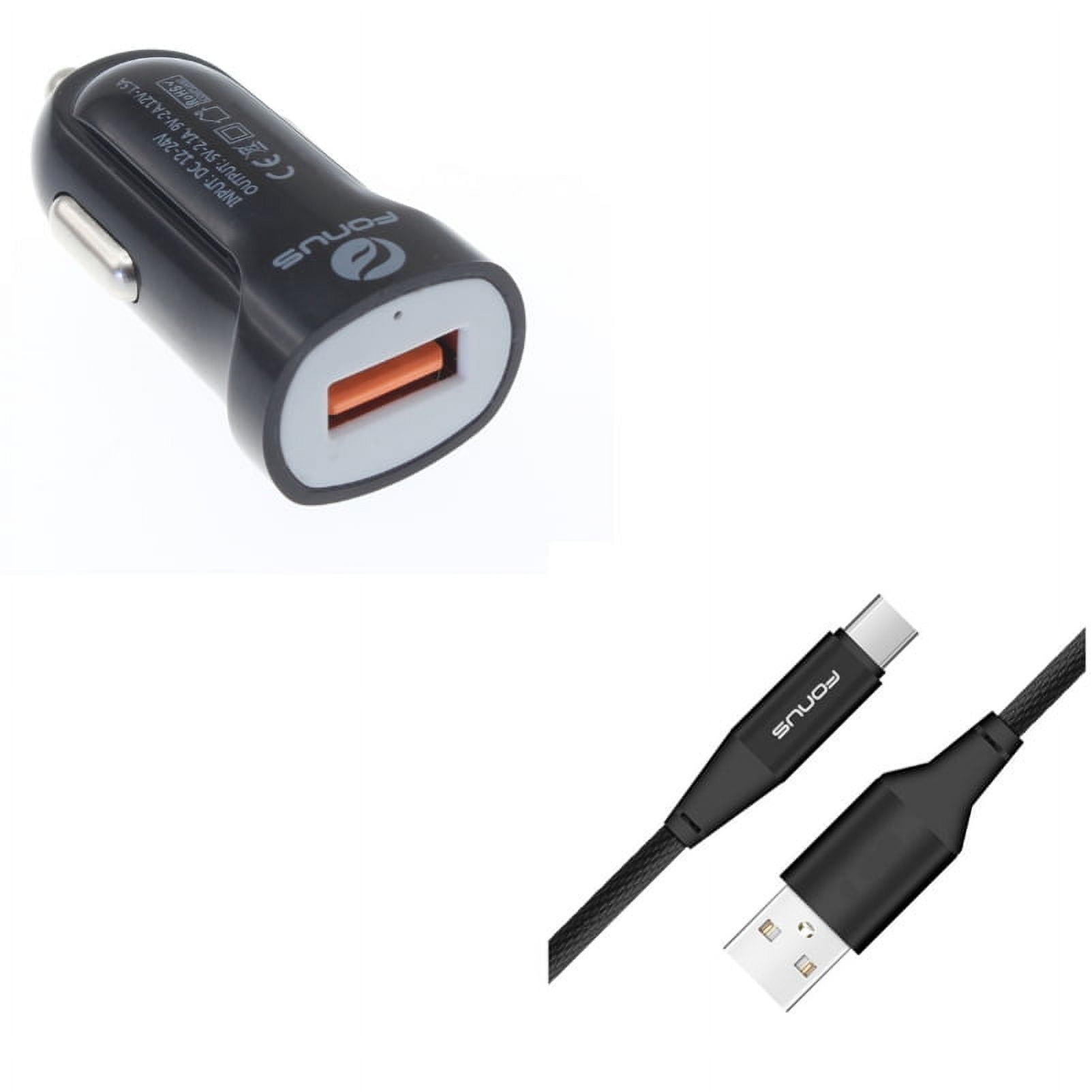 6ft USB Cable + Car Charger for Samsung Galaxy Z Fold4/Fold 3 5G/Flip4 ...